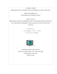 SK PTK - Document Repository Universitas Andalas